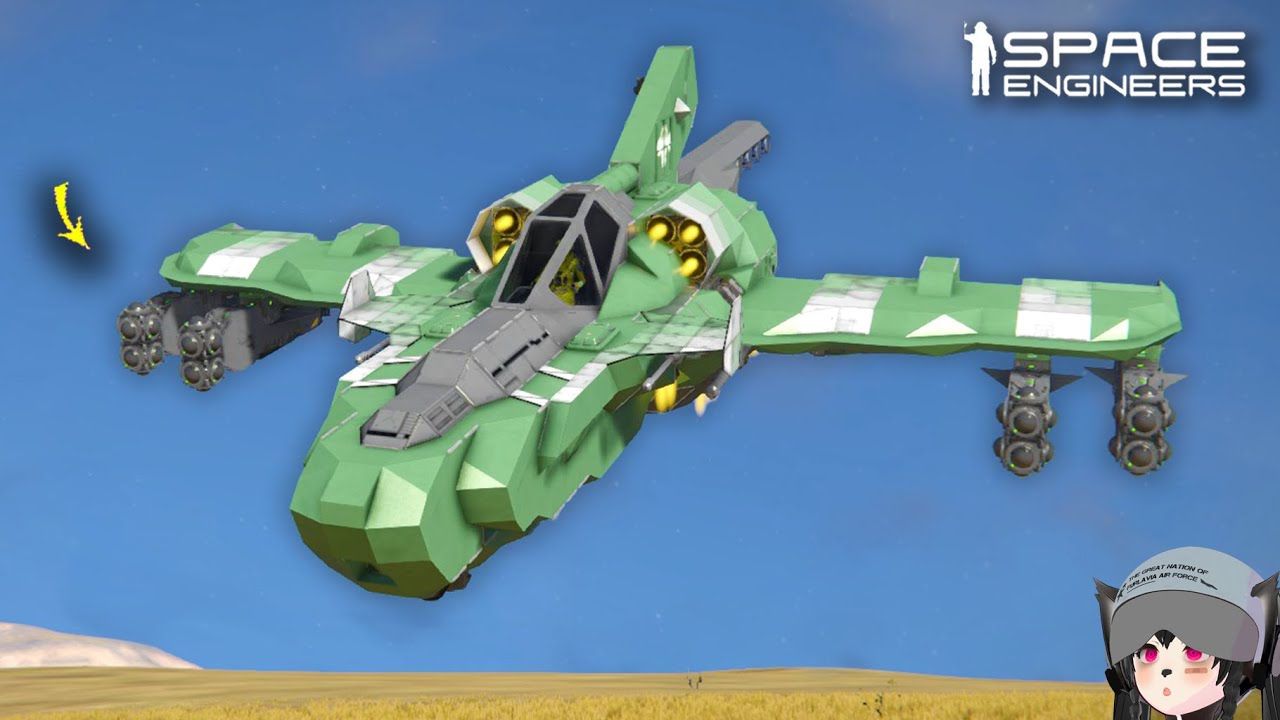 This Interceptor Carries Many Anti Ship Missiles, Space Engineers - YouTube