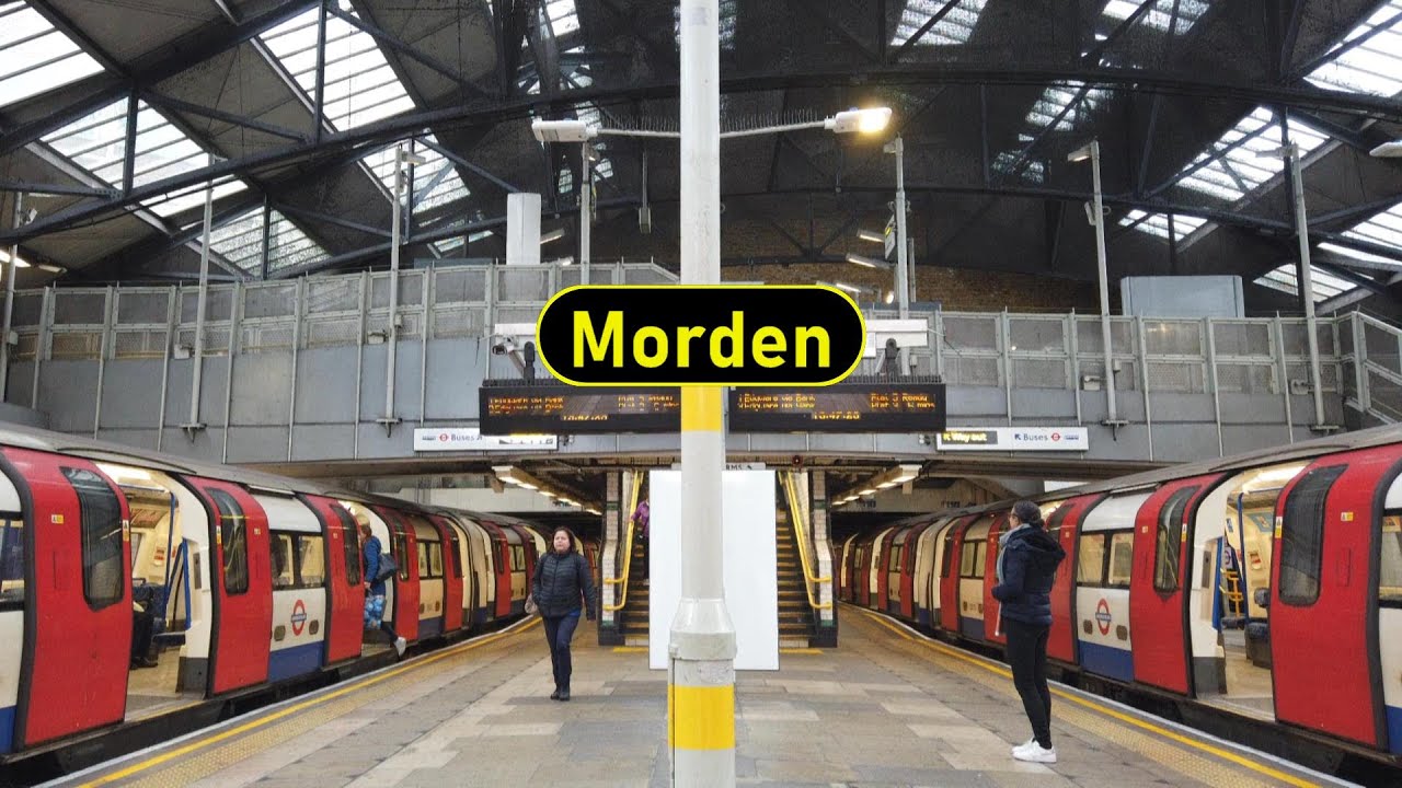 Tube Station Morden - London 🇬🇧 - Walkthrough 🚶 - YouTube