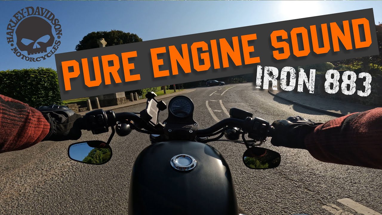 Harley Davidson Iron 883 | Pure engine sound | - YouTube