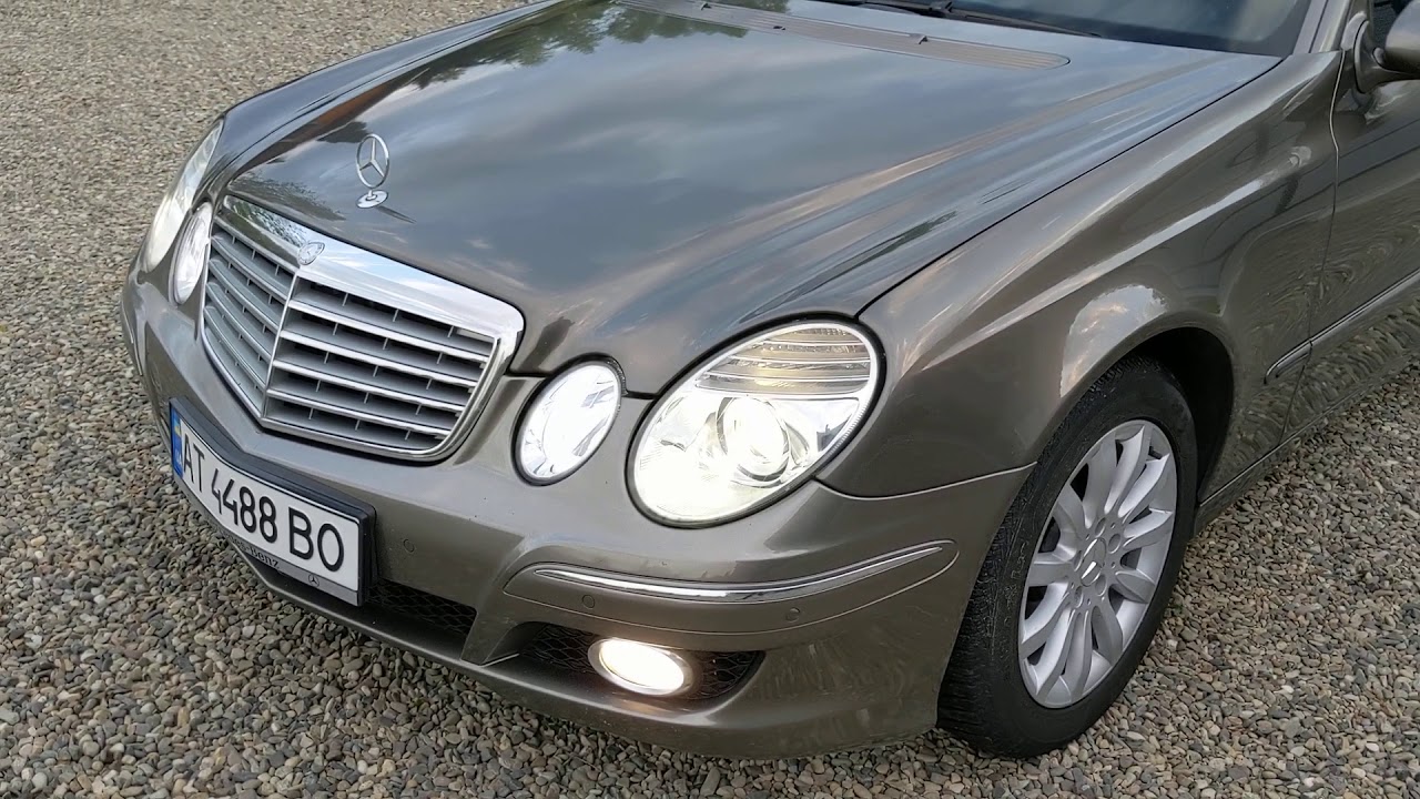 Mercedes Benz ( Restyling ) W211 E280 3.0V6 7 G TRONIC - YouTube