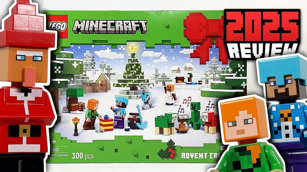 LEGO Minecraft Advent Calendar (21280) - 2025 Set Review - YouTube