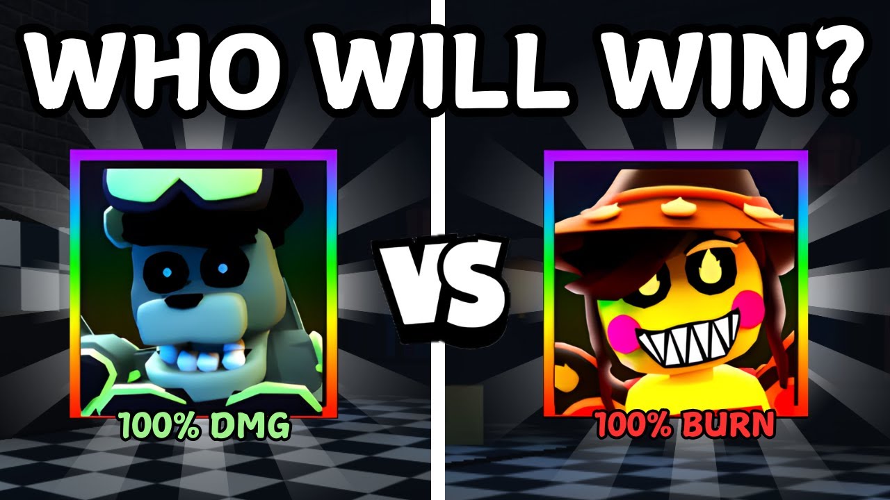 SHINY REACTOR FREDDY vs SHINY FLAME EMPRESS CHICA (Five Nights TD ...