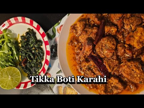 How I made BONELESS Tikka Boti KARAHI using leftover Tikka! - YouTube