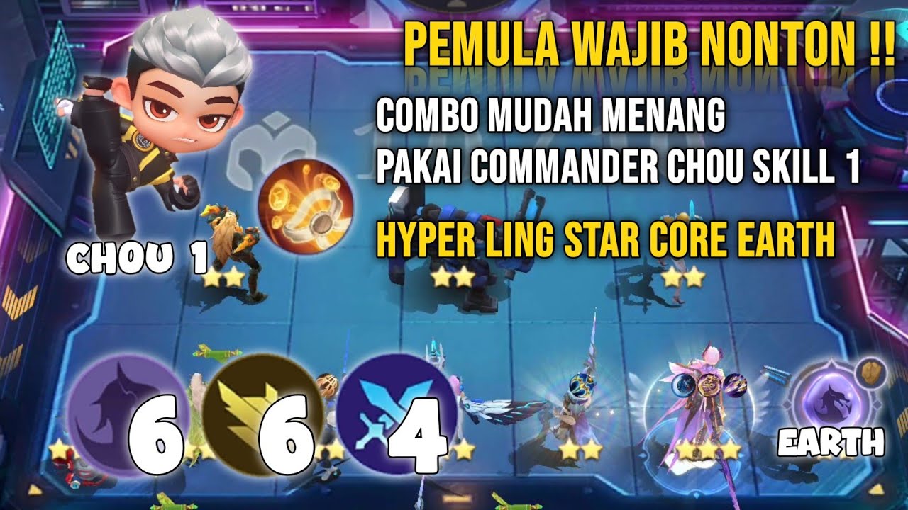 COMBO MUDAH MENANG PAKAI COMMANDER CHOU SKILL 1 | NEW GAMEPLAY CHOU 1 ...