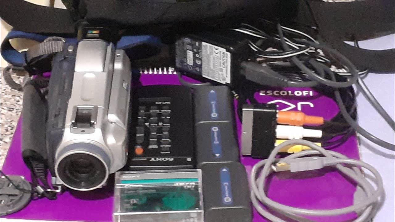 como conectar video camara sony 120X - YouTube