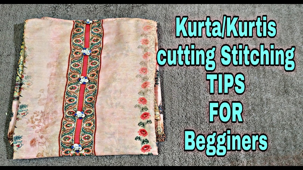 Simple Kurta/Kurti [cutting & stitching] TIPS TRICKS IDEAS OF KURTA ...