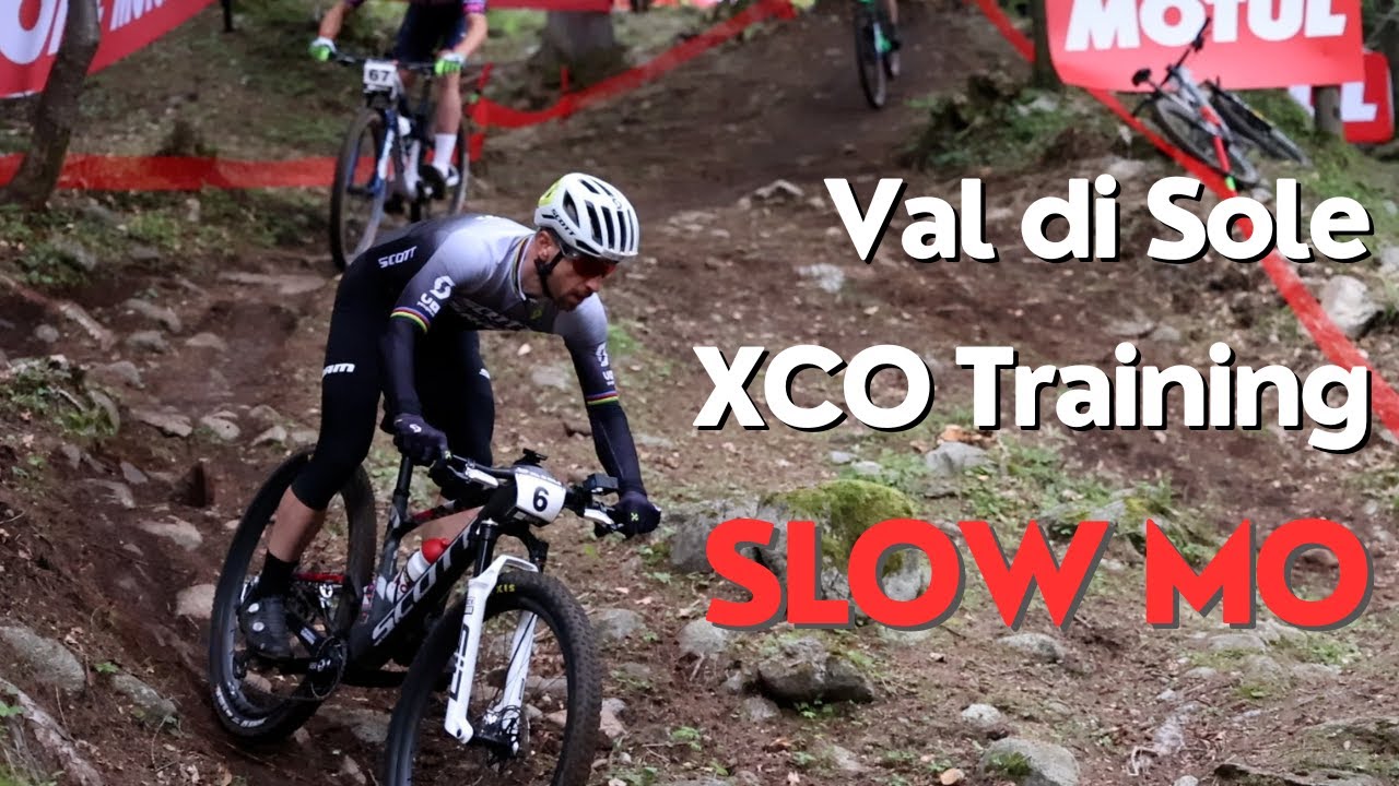 Val di Sole UCI MTB World Cup XCO Course Training - Slow-Mo Footage ...
