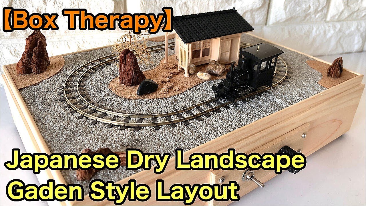 【Zen Garden③】Japanese Dry Landscape Garden Style Narrow Gauge Layout ...