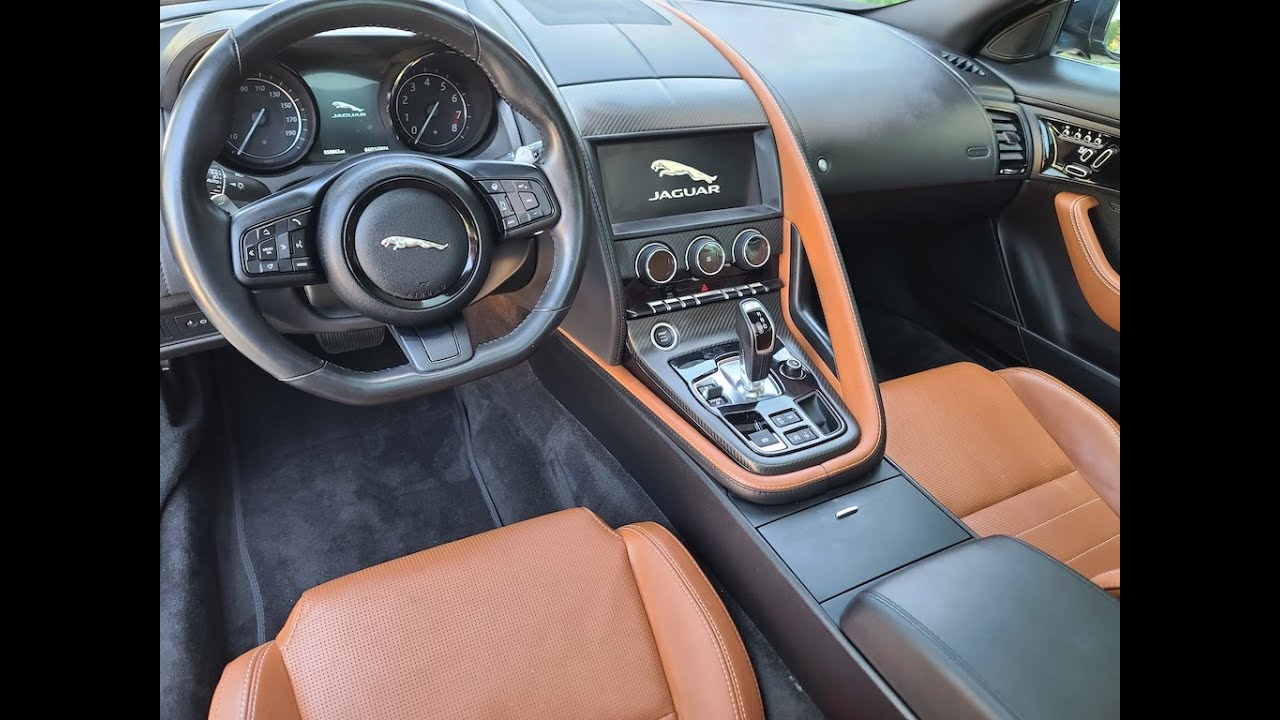 Jaguar F-Type R - Interior - YouTube