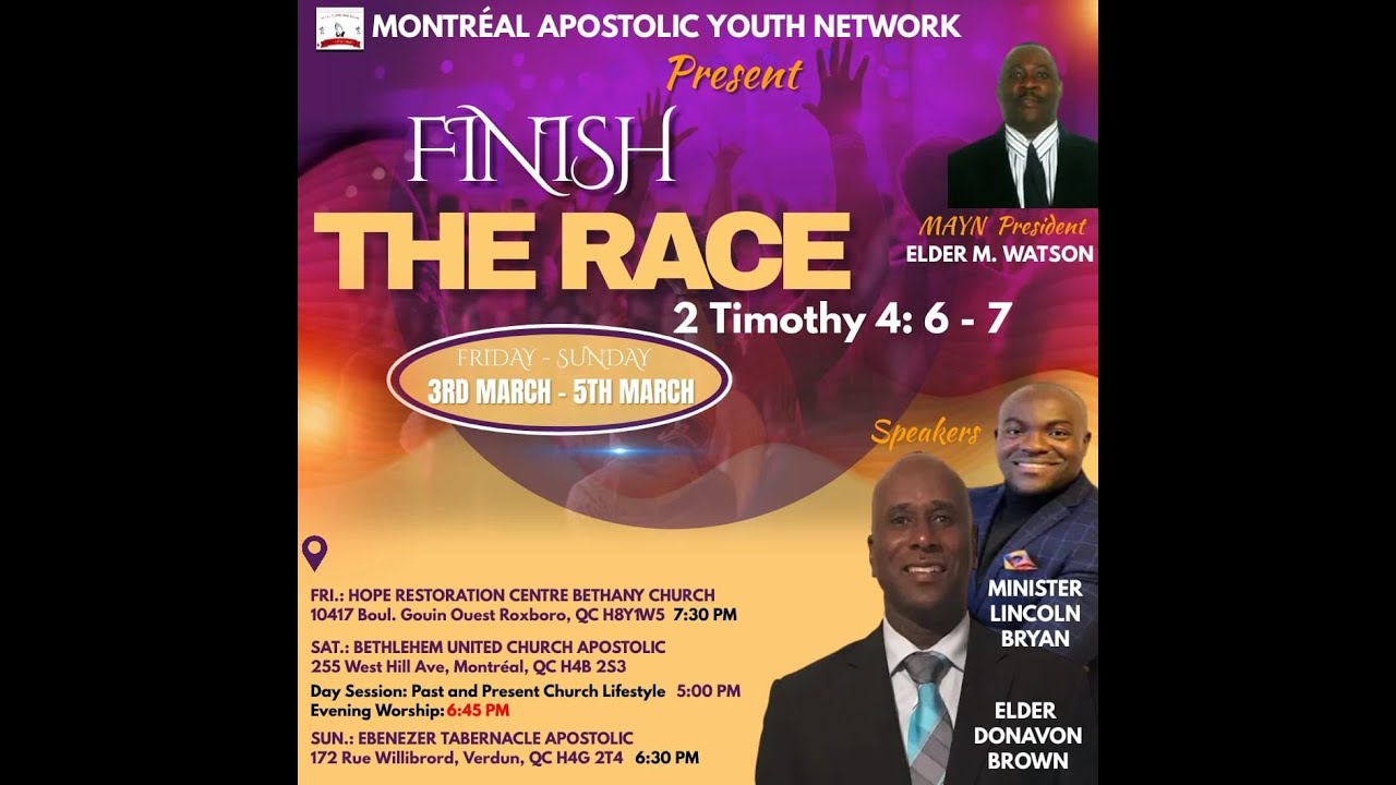 Minister Lincoln Bryan - You Have Been Chosen to Run - YouTube