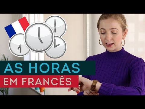 Aula de Francês #20 | Como falar as HORAS em Francês? | Francês básico