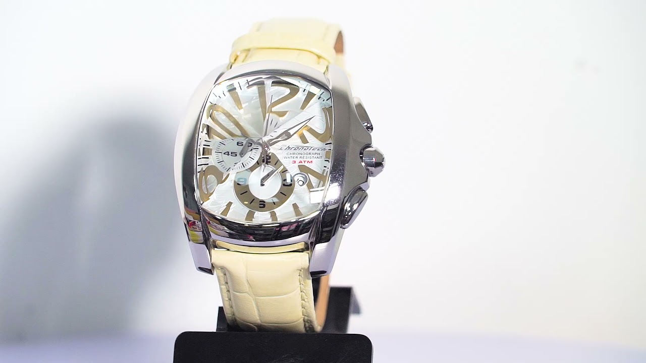 Chronotech prémium, chronograph karóra, 3d domború üveggel (44 MM), 3 ...