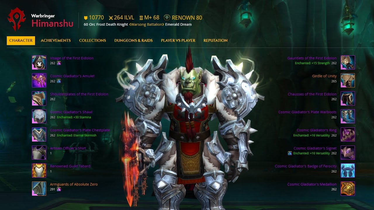 WHY WPVP STAYS DEAD ON EMERALD DREAM: Himanshu - Warsong Battalion ...