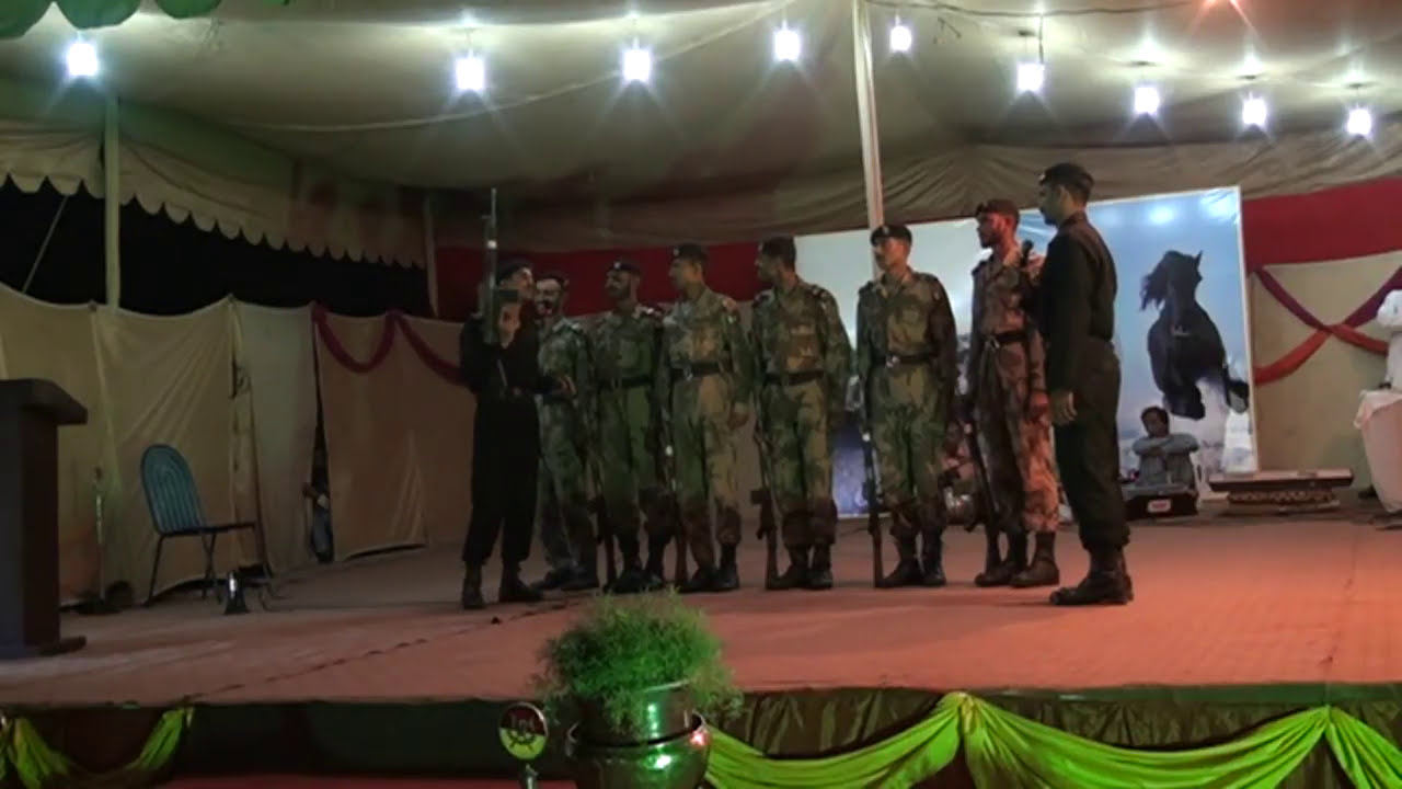 pak army stage drama 2017 by the army soldiers part 02 - YouTube