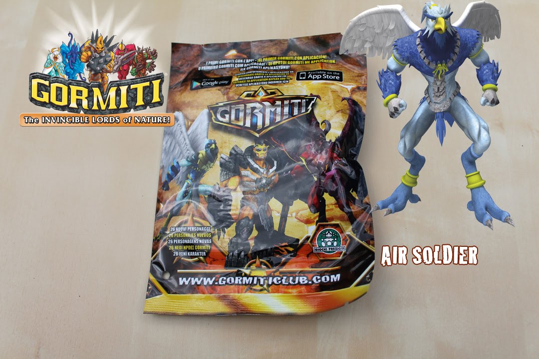 Gormiti en castellano Blind Bag Air Soldier - YouTube