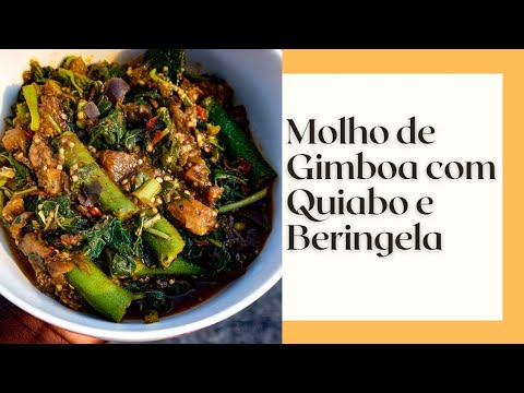 ACOMPANHETE PARA FUNGE SUPER PRÁTICO (Molho de gimboa com beringela e ...