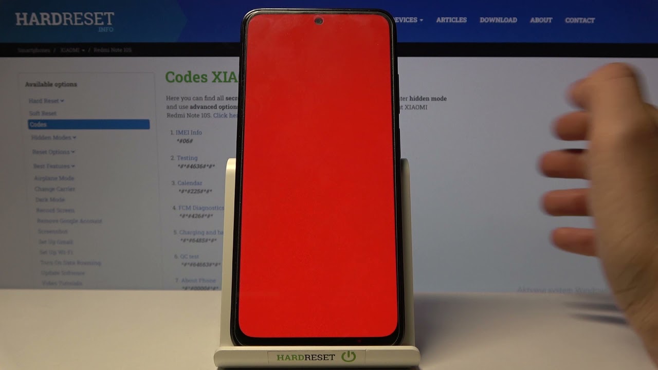 How to Use Secret Codes on XIAOMI Redmi Note 10S - Enter Secret Codes ...