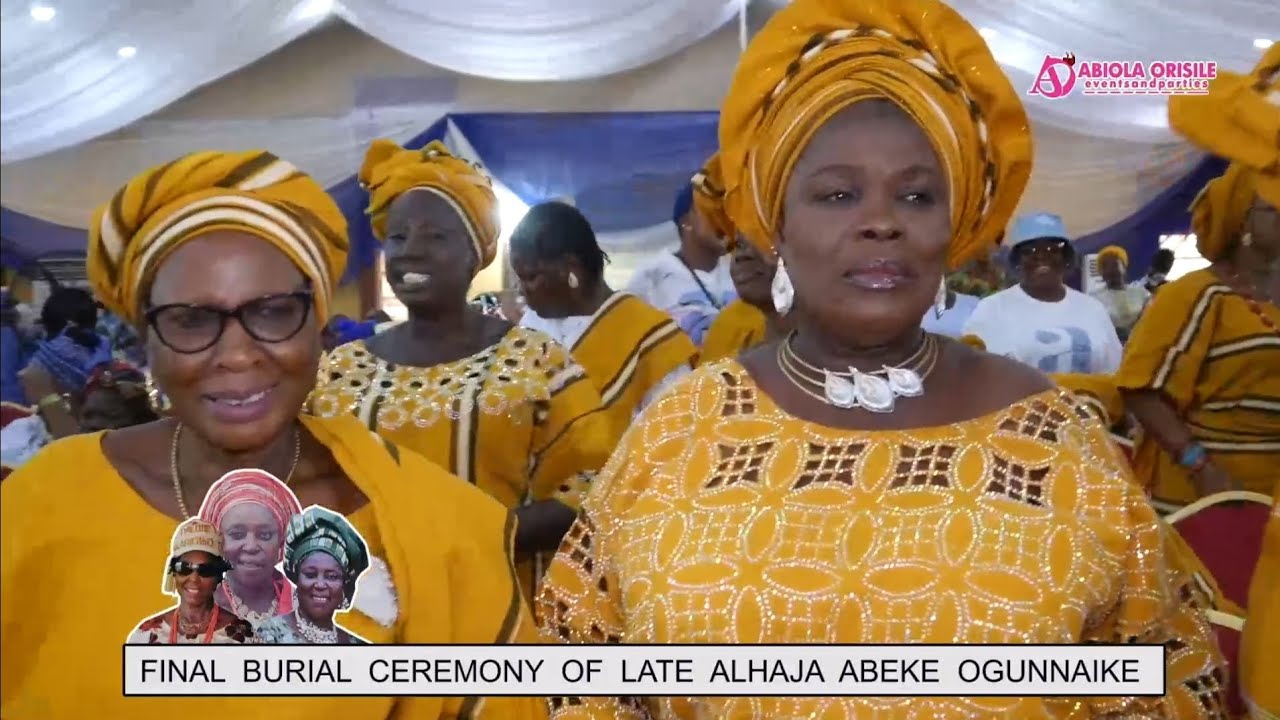 The Ogunnaike Family Pays Tribute to Their Beloved Matriarch, Alhaja ...
