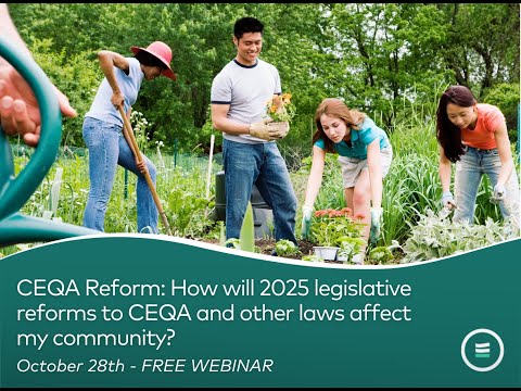 CEQA Reform Webinar - YouTube