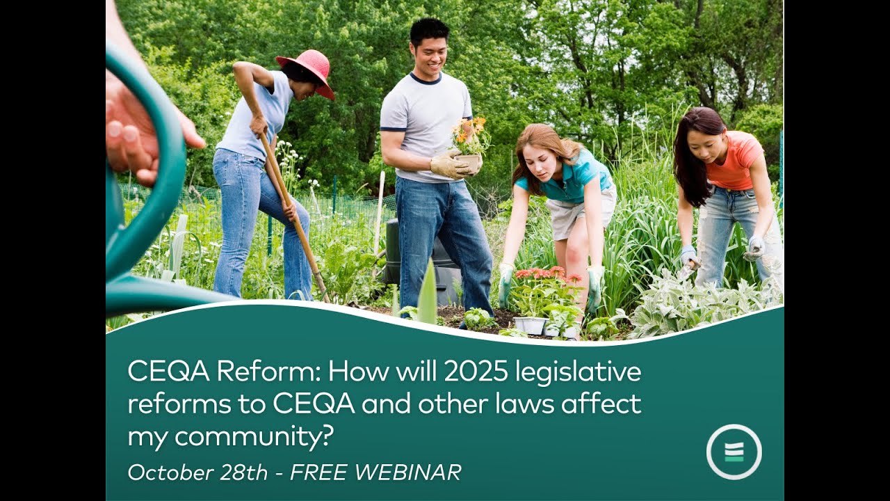 CEQA Reform Webinar - YouTube