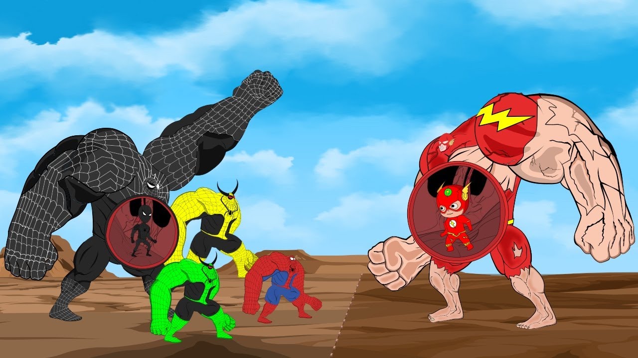 Evolution of SPIDER-MAN vs Evolution of THE FLASH 2 [2023] | SUPER ...