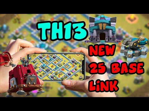 TOP 25 TH13 BASE WITH LINK | TH13 LAYOUTS | TH13 WAR BASE | TH13 PUSH ...