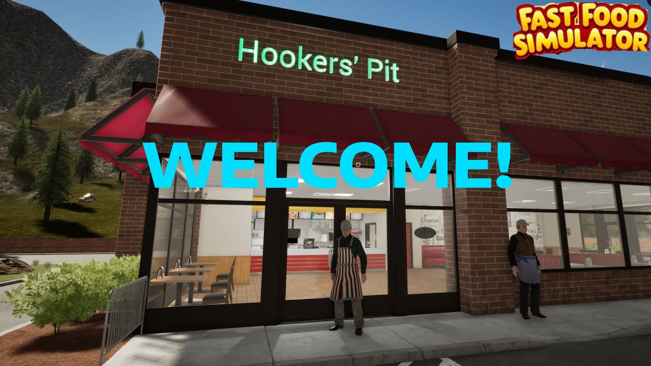 Welcome to HOOKER'S PIT!! | Fast Food Simulator | Collab with Delta - YouTube