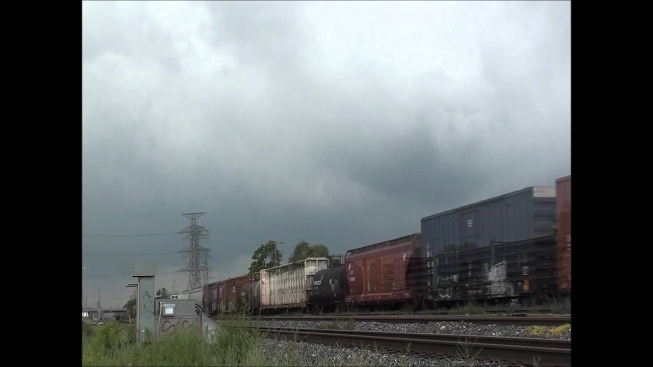 HD: CN Continuous Welded Rail Train, and Classic Power on CN 567 - YouTube