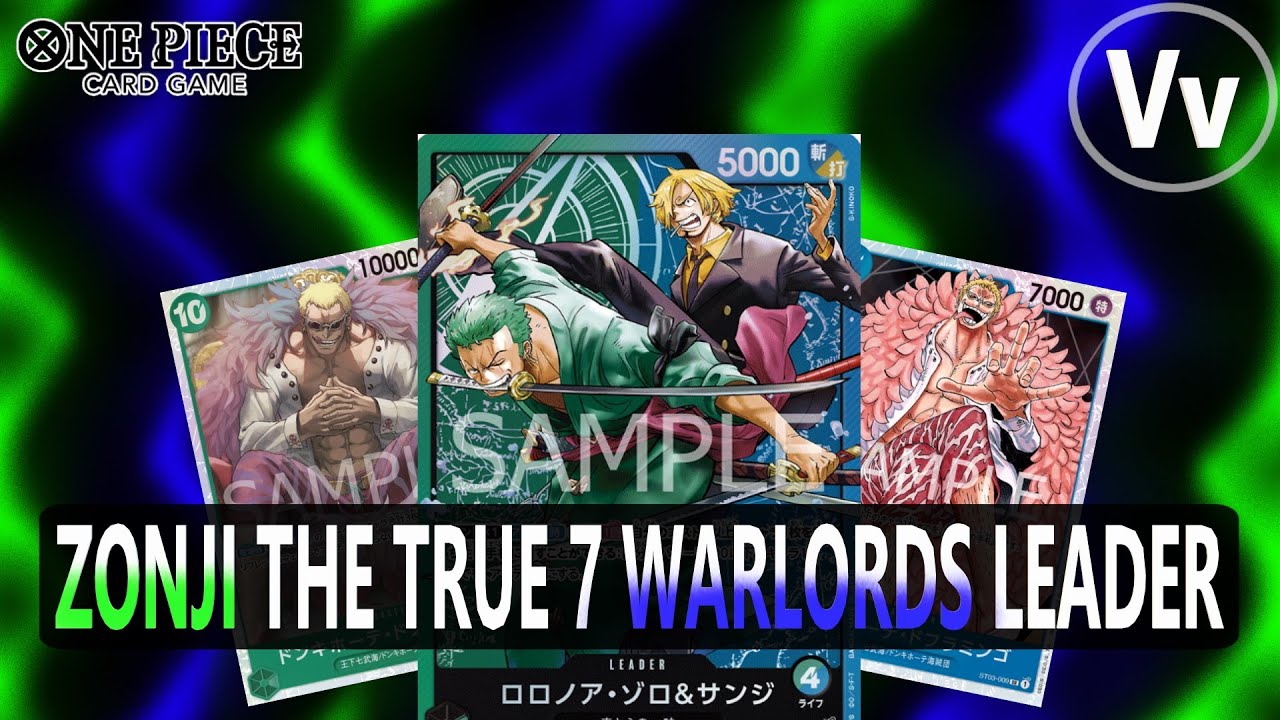 One Piece TCG: Blue/Green Zoro & Sanji "Zonji" My Favorite 7 Warlord of ...
