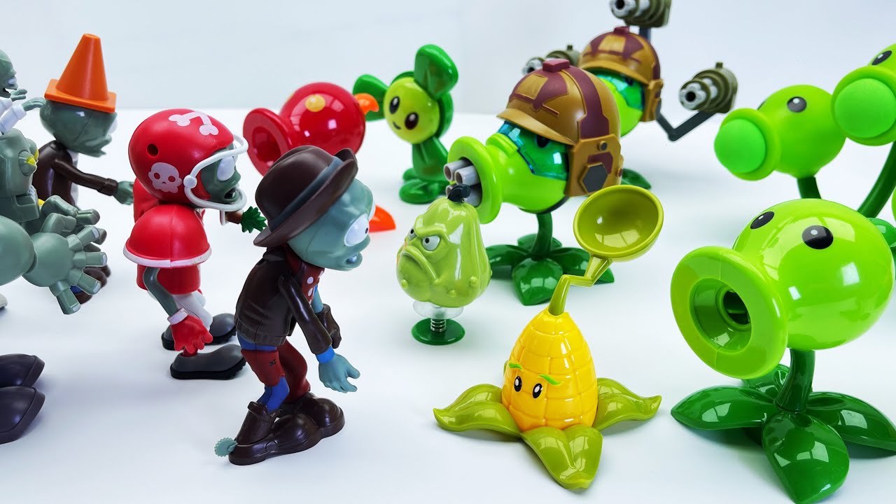 PLANTS VS ZOMBIES : Chess Lucky 500Max Pvz Toys Battle2. Guarding the ...