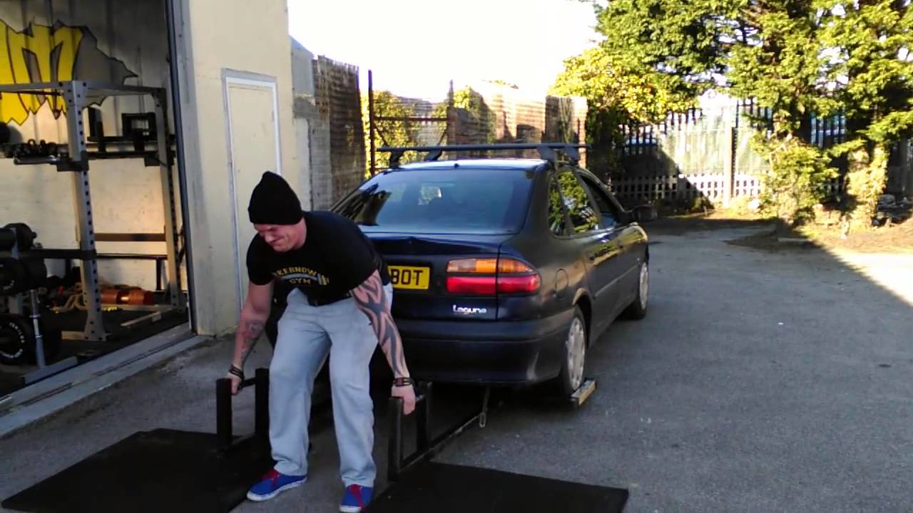 Kernow Gym: Kieron Evans Car Deadlift - YouTube