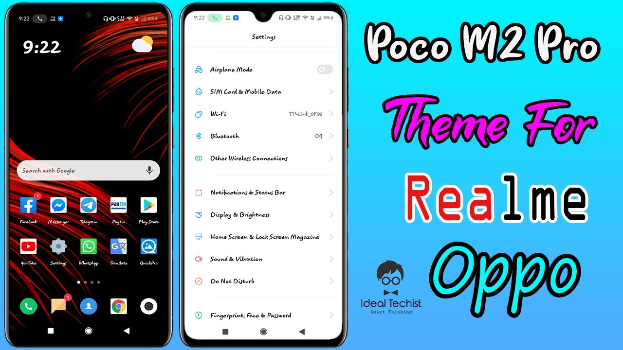 Poco M2 Pro Theme For Realme And Oppo | Realme UI Color OS 7,6 & 5 ...