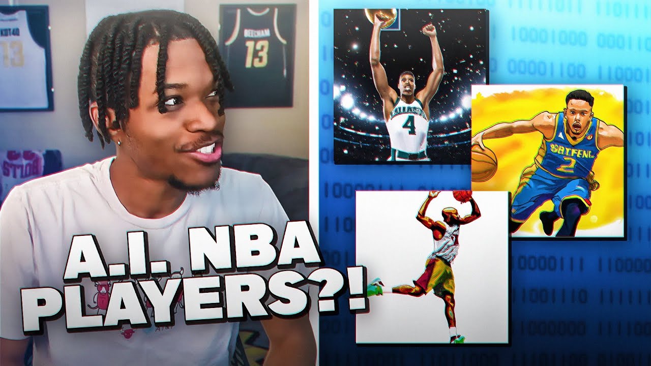 Guess The NBA Player By AI Generated Picture…. - YouTube