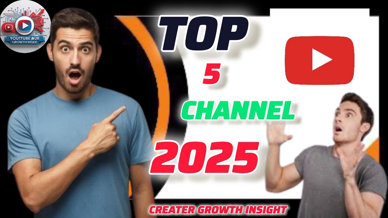 Top 5 Most creative YouTube channel in 2025 | 5 Most popular and ...