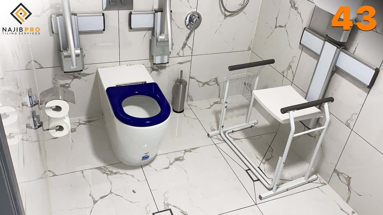 Laundry & Disabled Toilet Tiling (43) - YouTube