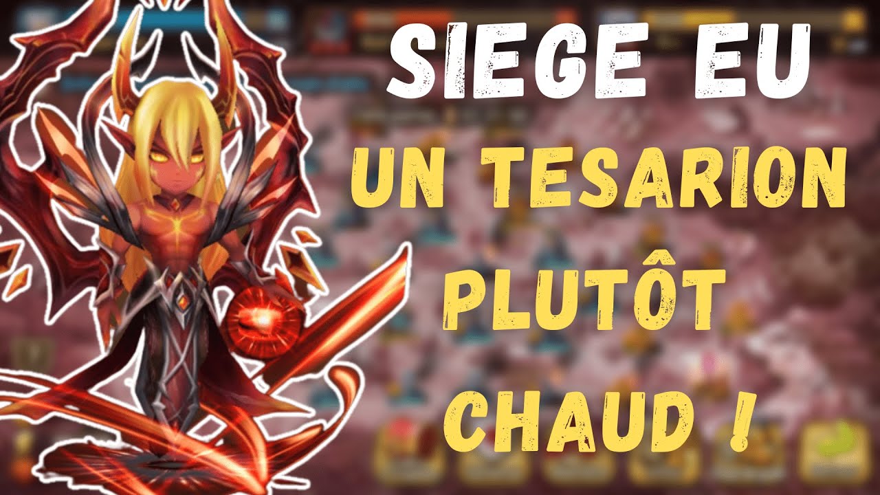 SIEGE EU : C'est un fieffé TESARION que voici ! SUMMONERS WAR - YouTube