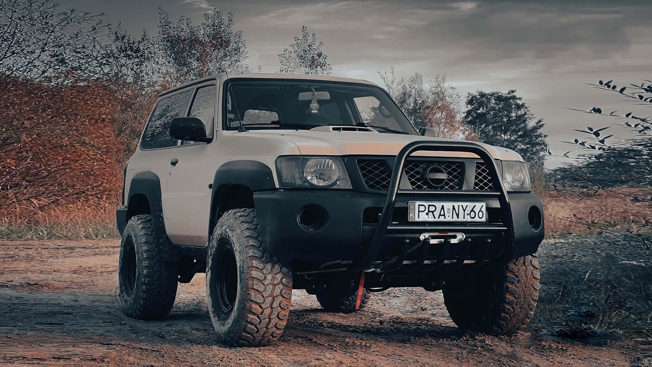 Nissan Patrol Gu4 m57 podjazd i zjazd - YouTube