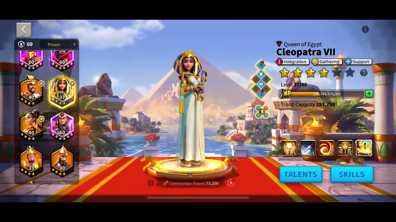 ROK account for sale T5 60M . 12 maxed legendary Commanders vip 16 ...