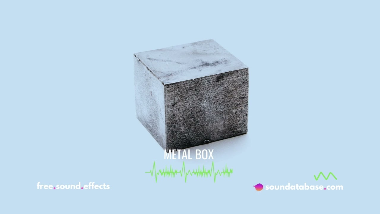 Metal Box Sound Effect (royalty-free) - link to free download in ...