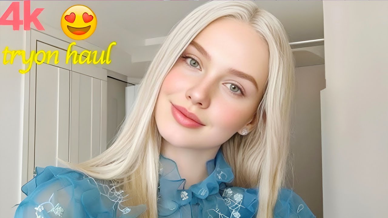 4k Try-On Haul See Everything | Transparent Dress, Lingerie & Bikini ...