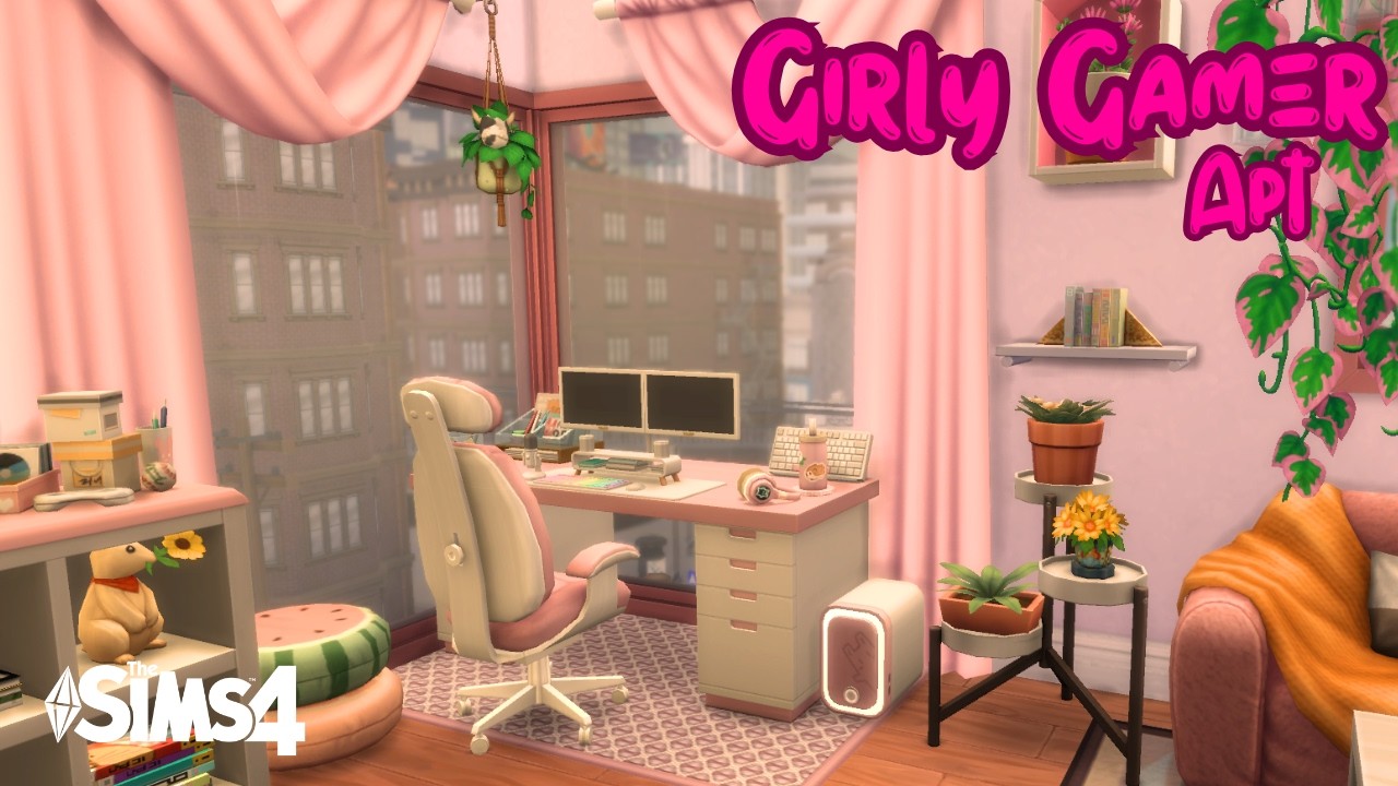 Girly Gamer APT |The Sims 4 : Comfy Gamer Kit | Relaxing Speed Build ...