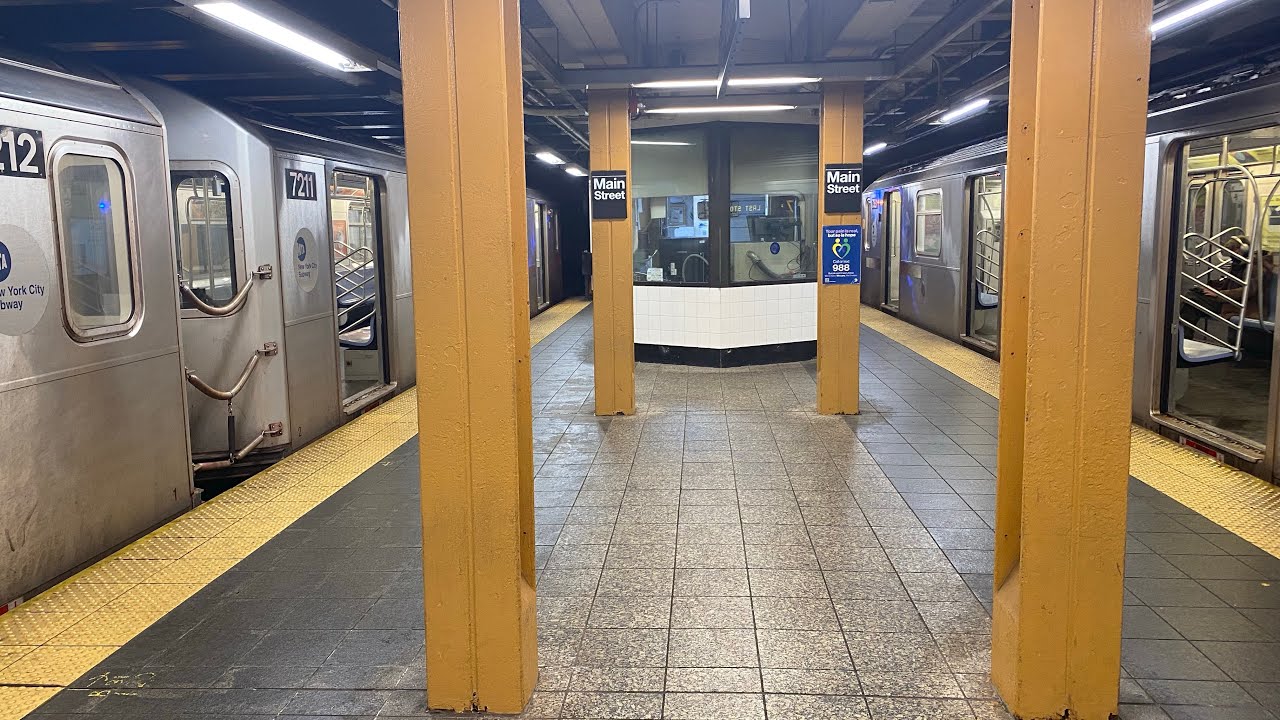 7 Express Train ride (74th Street - Broadway to Flushing - Main Street ...