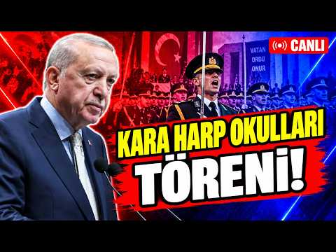 #CANLI Erdoğan, Harp Okulları Diploma Alma ve Sancak Devir Teslim Töreni'nde #cumhurbaşkanı #erdoğan