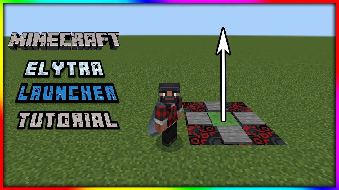 HOW TO MAKE A ELYTRA LAUNCHER | Quick, Easy Tutorial | #15 - YouTube