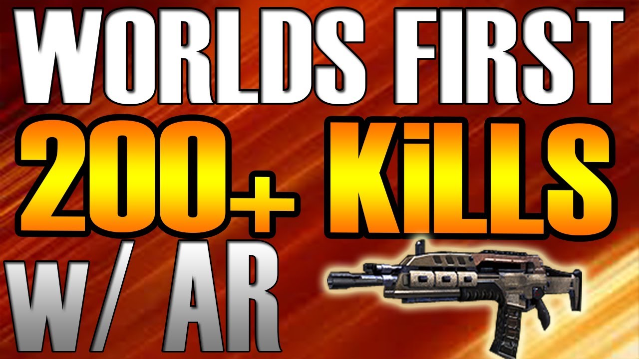 BO2 Worlds First AR 200+ w/ M8A1 213 Kills by AGS™ BlackeffectTV - YouTube