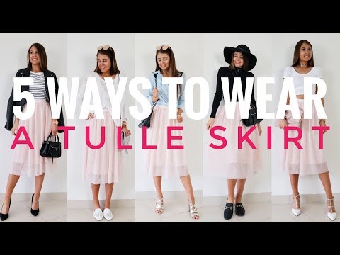 5 WAYS TO WEAR A TULLE SKIRT: LOOKBOOK