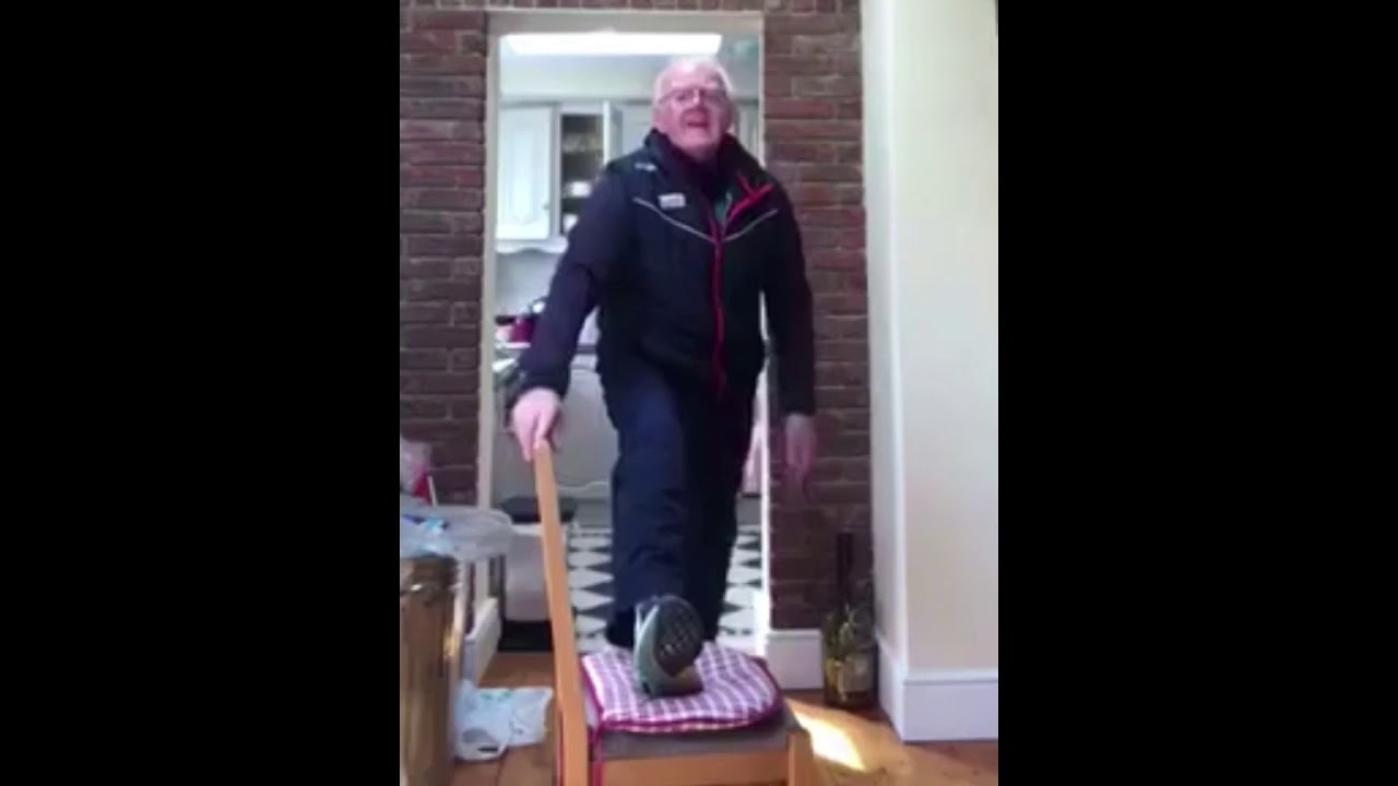 SILVER FOX KEEPS FIT - YouTube