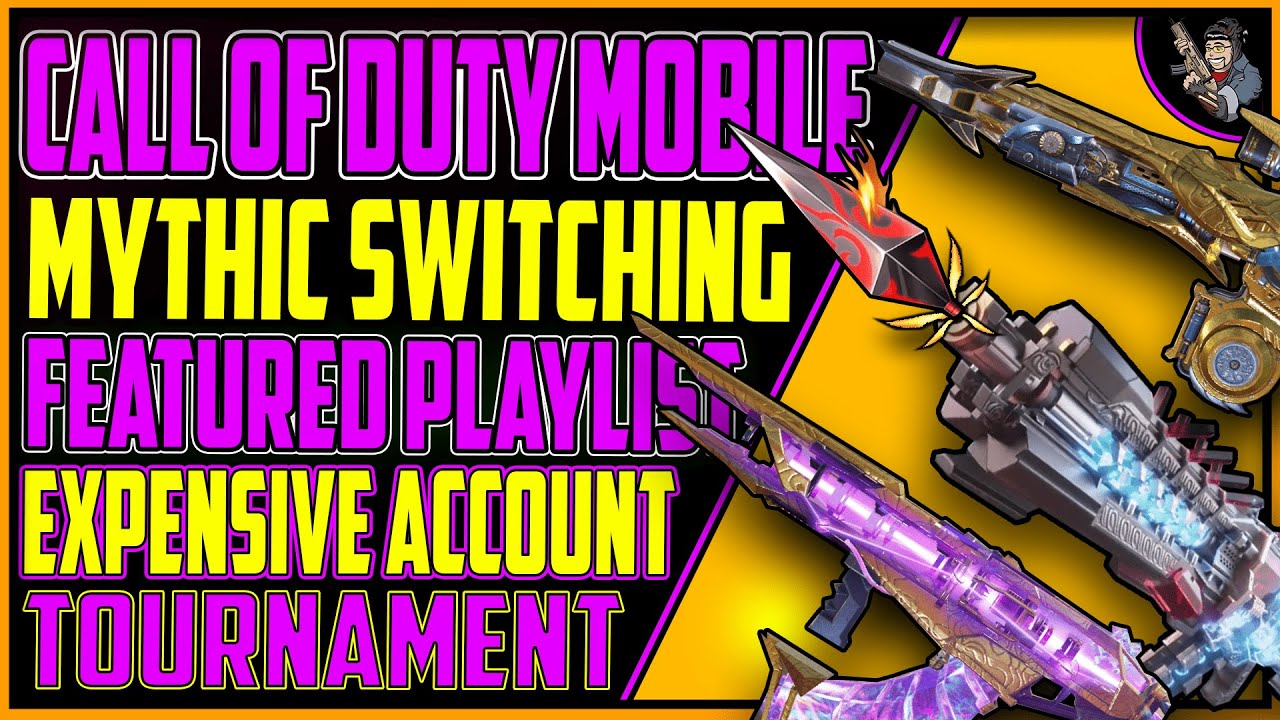 CODM: MYTHIC Guns! | Featured/Tournament Playlist | Expensive Account ...