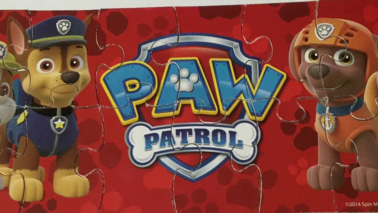 Nickelodeon Paw Patrol Puzzle Games Reveal Jigsaw Toys For Kids ...