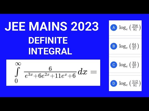 JEE MAINS DEFINITE INTEGRAL 2023 - YouTube